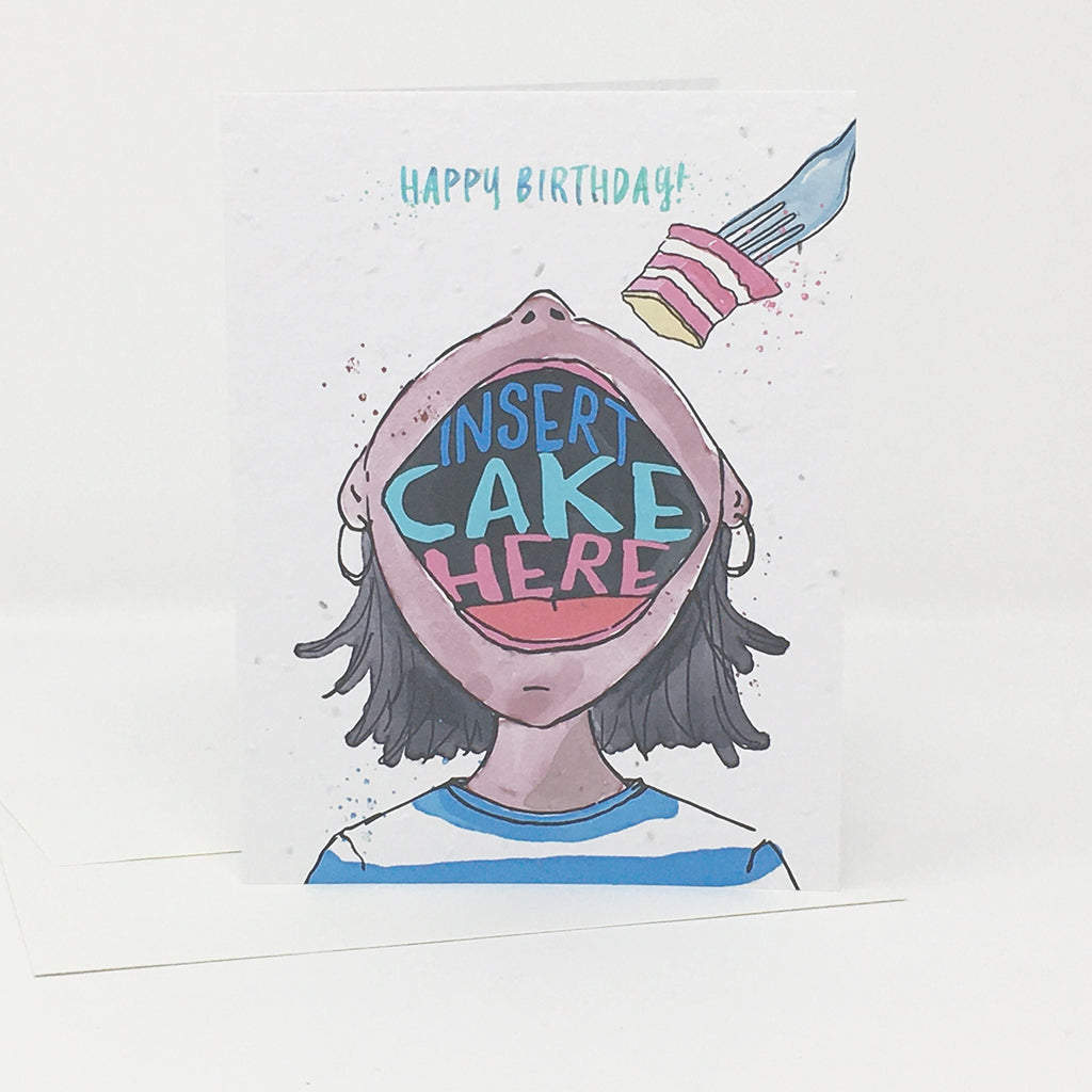 Wildflower seed card - Insert Cake – Jill+Jack Paper